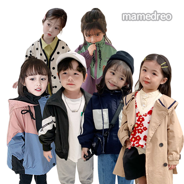 [마메드러] 남아 여아 트렌치코트 유아 봄 청자켓 아동 봄 가을 바람막이 아기 간절기 야상 티몬