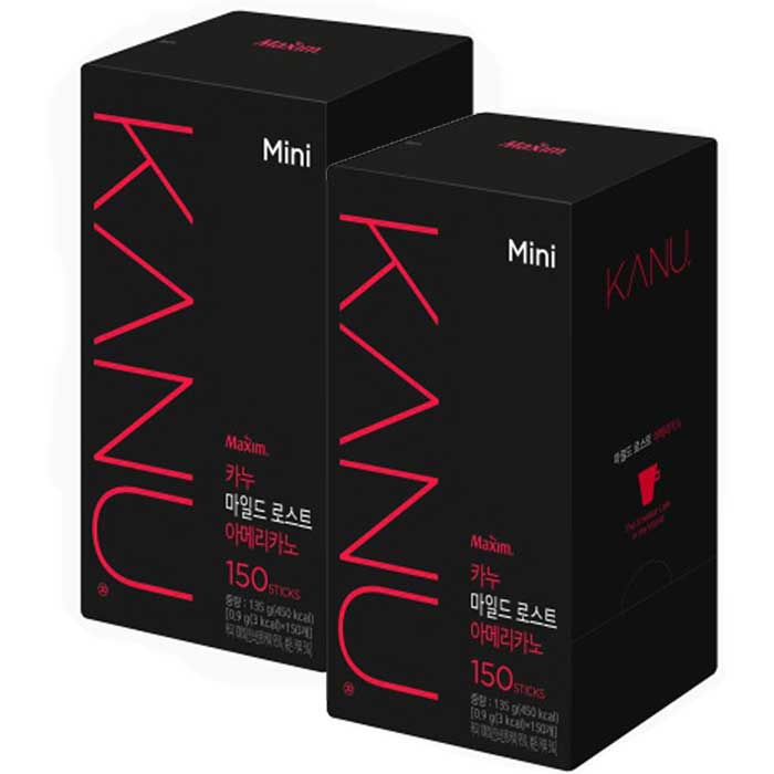 맥심 카누 미니 마일드 로스트 아메리카노 150t 2개 티몬