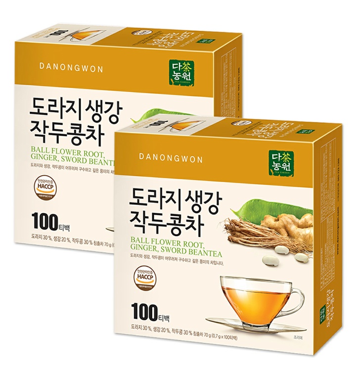 다농원 도라지생강작두콩차 1 1 100t 100t 도라지생강차 도라지차 생강차 작두콩차 티백 티몬