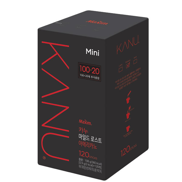 맥심 카누 미니 마일드 로스트 아메리카노 120t 1개 티몬