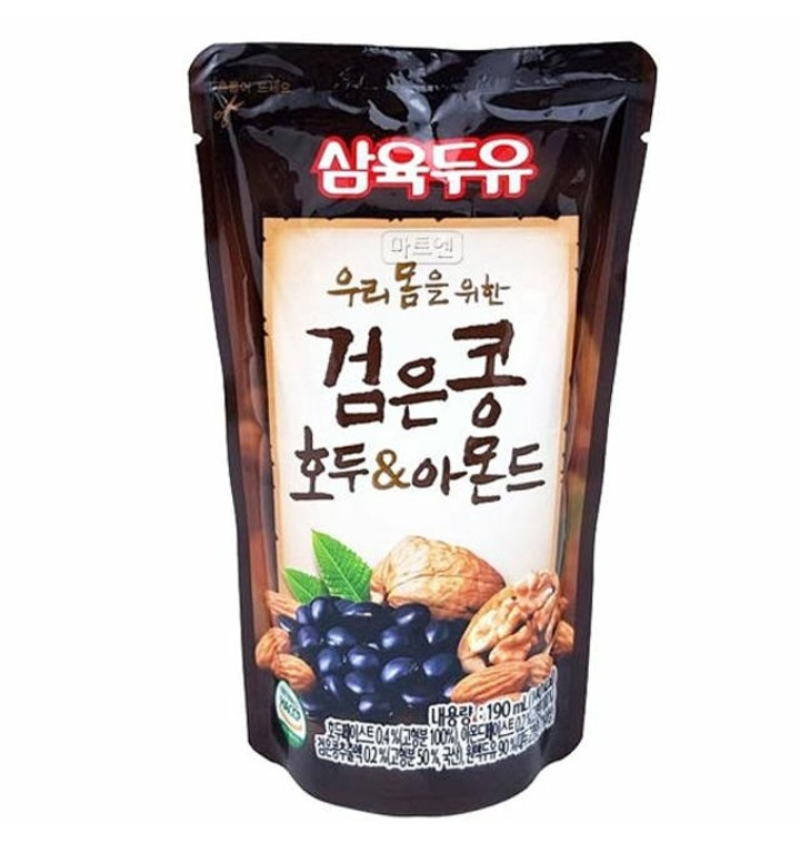 삼육 검은콩 호두 아몬드 파우치190ml 15팩 두유 검은콩 견과류 삼육 파우치 티몬