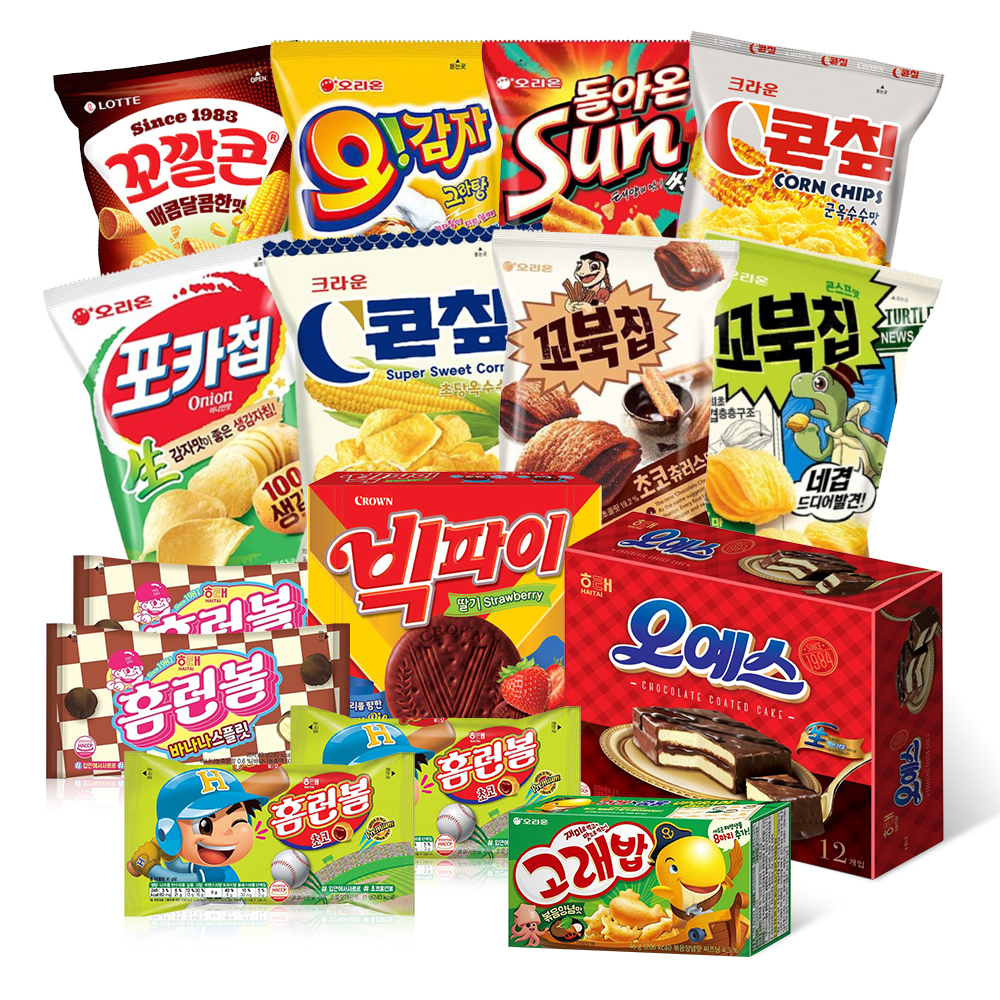 10추가쿠폰과자 5봉 4900원 골라담기오리온 크라운 롯데 해태홈런볼 포카칩 외 인기과자 모음 티몬