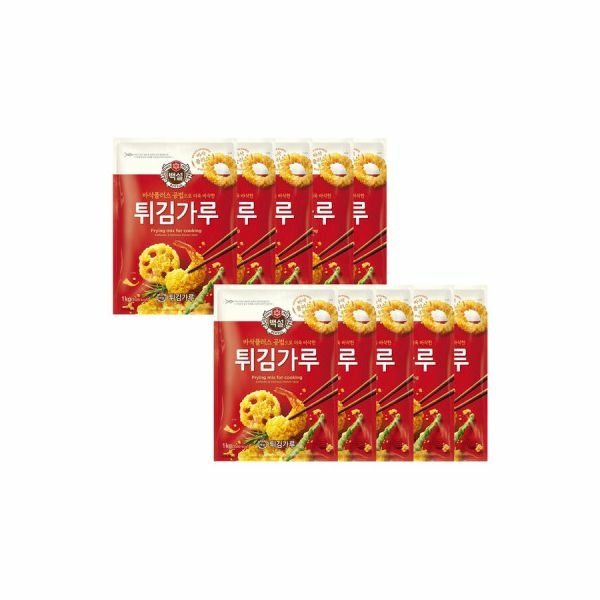 백설 튀김가루 1kg 10개 티몬
