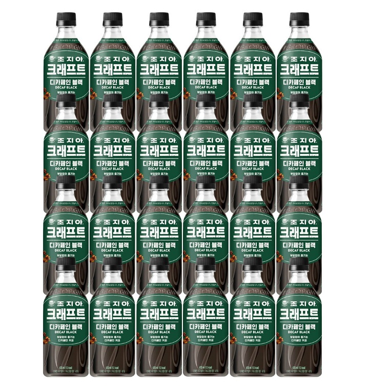 조지아 크래프트 디카페인 블랙 커피 470ml 24개 티몬