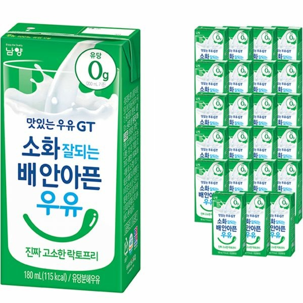 맛있는우유gt 소화 잘되는 배안아픈 우유 진짜 고소한 락토프리 180ml 24개입 티몬