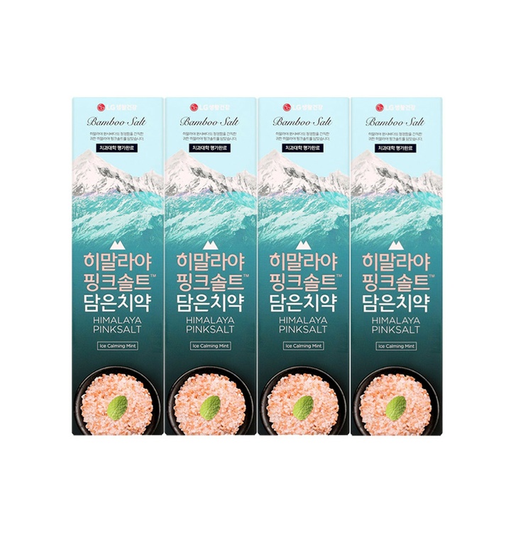 엘지생활건강 죽염 히말라야 핑크솔트 아이스민트 치약 100gx3 1개입 롯데백화점 티몬