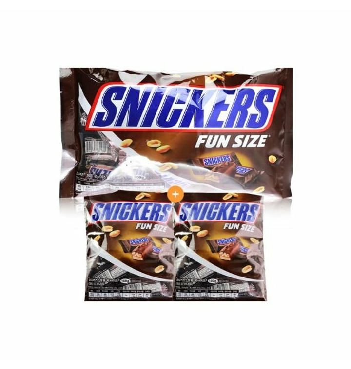 스니커즈 초코바 펀사이즈 총820g 500g 160g X 2개 자유시간 티몬