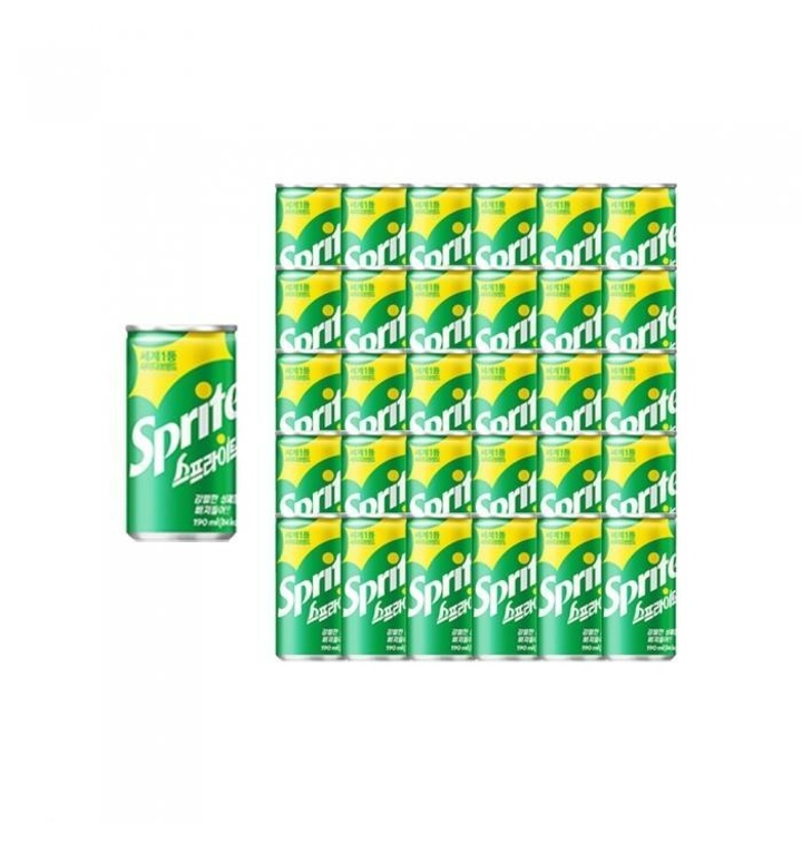 [코카콜라] 스프라이트 사이다 190ml 30캔 H 티몬