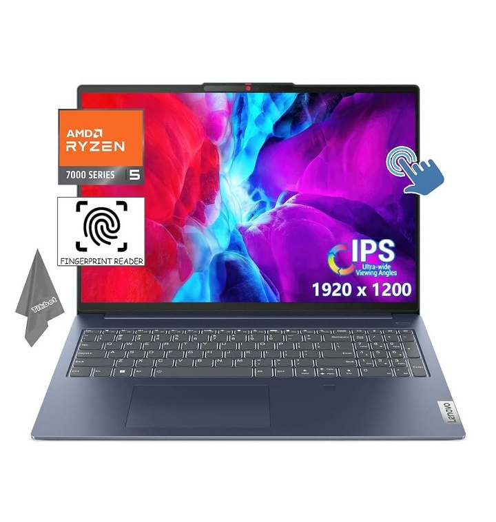 Lenovo 아이디어패드 5 슬림 노트북 - 16인치1920 x 1200 IPS 터치스크린 AMD Ryzen - 티몬
