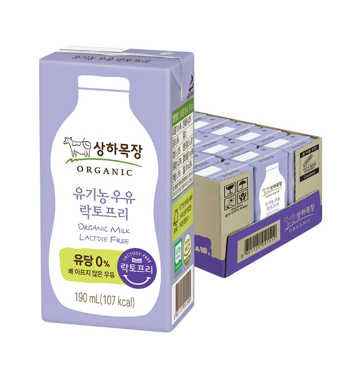 [매일] 상하목장 유기농우유 락토프리 200ml 24팩 티몬