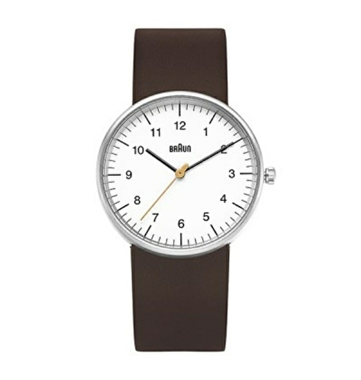 Braun Bn0021whbrg 클래식 디터람스 남성 가죽시계 티몬