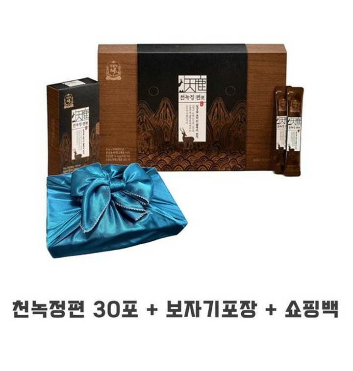 기타 천녹정편 10g X 30개입 선물용 보자기포장 쇼핑백 포함 티몬